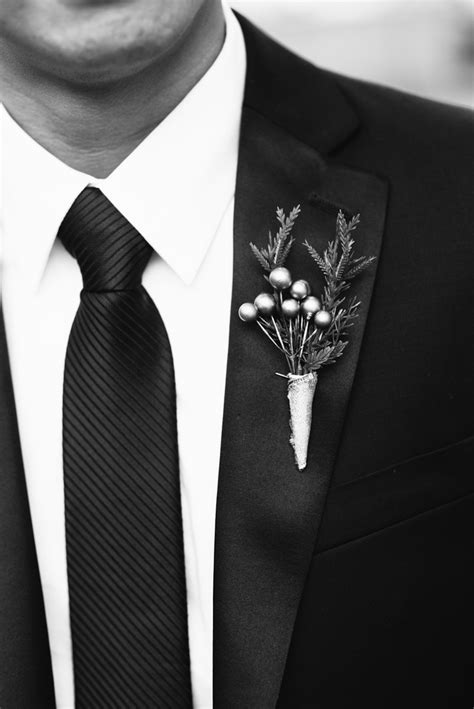 His Boutineer Brooch Jewelry Tie Clip