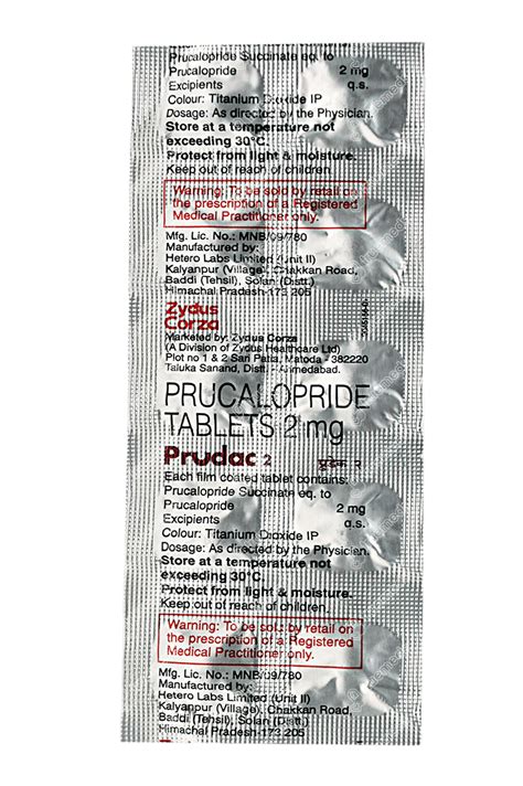 Prudac 2 Mg Order Prudac 2 Mg Tablet Online At Truemeds