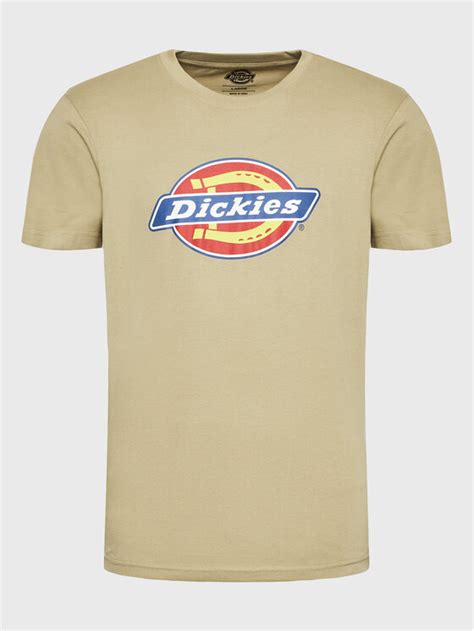 Dickies T Shirt Icon Logo Dk0a4xc9ds0 Beige Regular Fit Modivoat