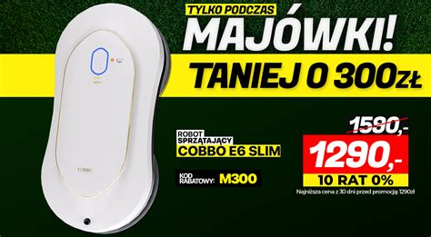 Cobbo Roboty Kuchenne I Sprzątające Robot Do Mycia Okien Cobbo E6 Slim