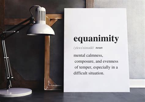 Equanimity Definition Print Enneagram 4 Virtue Enneagram 4 Printable