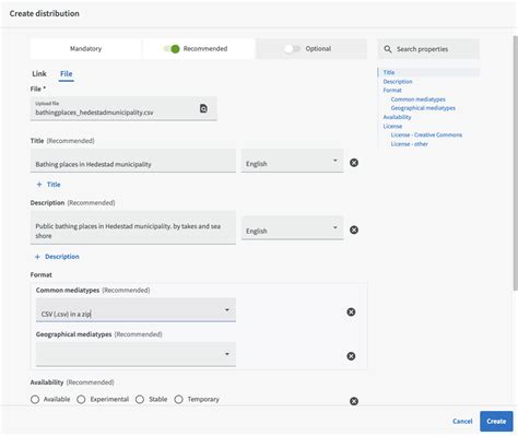 Distributions Entryscape Documentation