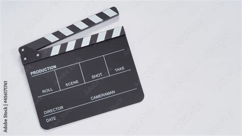 Clapperboard Or Movie Slate Use In Video Production Film And Cinema