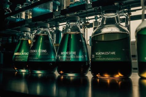 Premium Ai Image Chemical Synthesis Lab