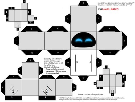 Free Printables Downloads And Activities To Disneys Animated Film Wall E Paper Toys Paper