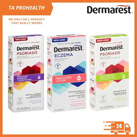 Dermarest Psoriasis Shampoo And Conditioner Treatment Gel Shopee