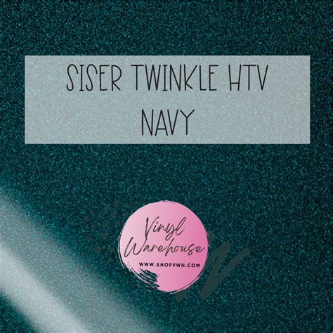 Siser Twinkle Htv Navy The Vinyl Warehouse
