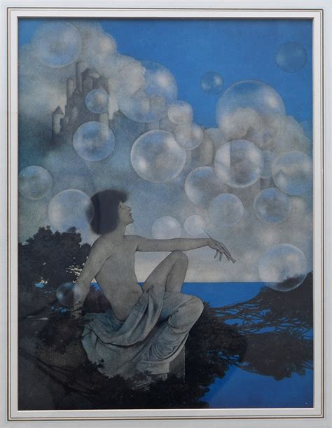 Air Castles By Maxfield Parrish Framed Original Vintage Print Etsy