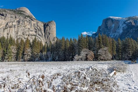 Premium Photo Yosemite National Park During Winter