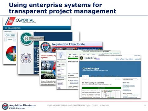 Coast Guard Logistics Information Management System Cg Lims Ppt