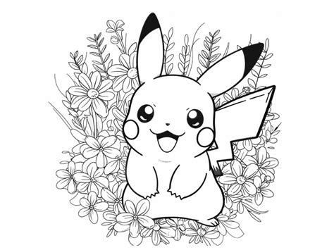 94 Darmowych Kolorowanki Pikachu Pokoloruj Online I Wydrukuj