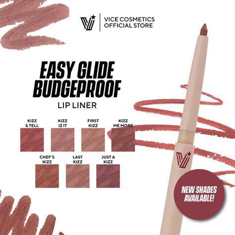 Vice Co Perfect Kizz Lip Liner Budgeproof Long Wearing Lip Liner
