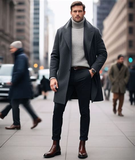 42 Classy Outfits Men Winter