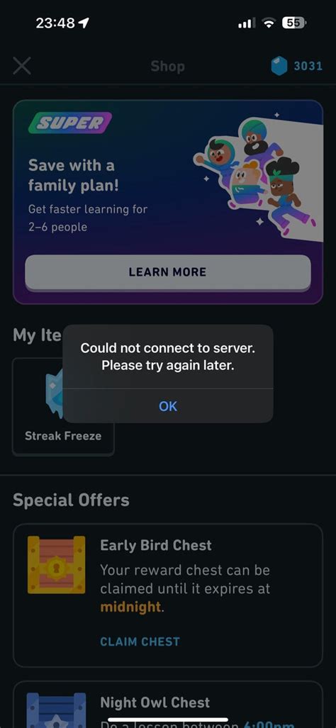 Could Not Connect To Server Please Try Again Later Every Day Without