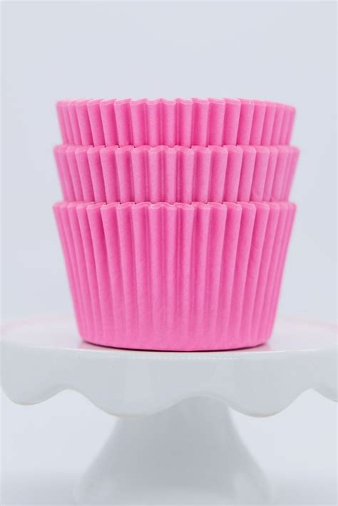 Light Pink Cupcake Liners Bulk Pastel Pink Baking Cups Solid