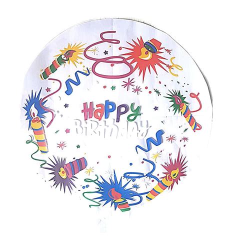 Kit 2 Balões Bubble Happy Birthday 20 Polegadas 50cm Incontro Crie Momentos Especiais