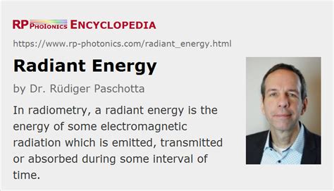Radiant Energy Optical Energy Pulse Energy Flux