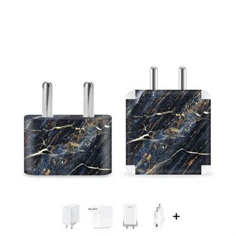 Royal Blue Marble Charger Skin At Rs 19900 Mobile Phone Skin Id