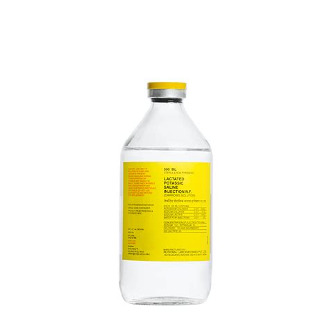Lactated Potassic Saline Injection Nf Gb 500 Ml Rusoma