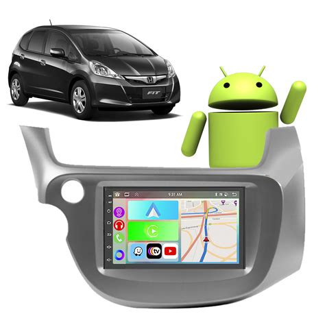 Kit Multimídia Honda Fit 2009 2014 7 Android Auto Carplay Gps Tv Hd Ecarshop