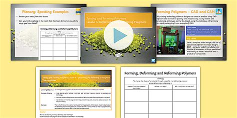 Manufacturing Processes Joining And Forming Polymers Lesson 4