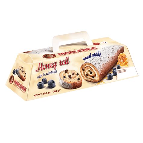Marlenka® Blueberry Honey Roll 300g Czechia Food Czechiafood