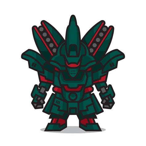 Cute Mecha Robot Vector 9472301 Vector Art At Vecteezy
