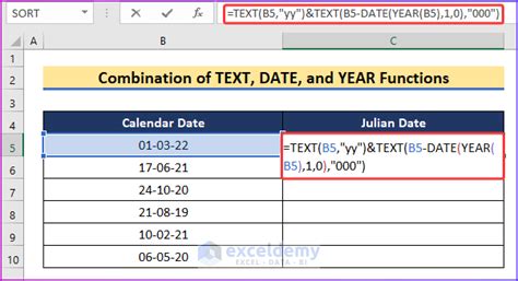 How To Convert Gregorian To Julian Date In Excel 3 Easy Methods