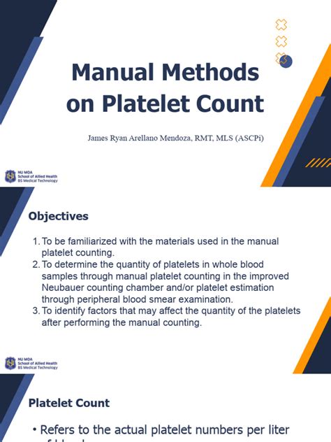 Week 7 Manual Methods On Platelet Count Pdf Platelet Medical Specialties