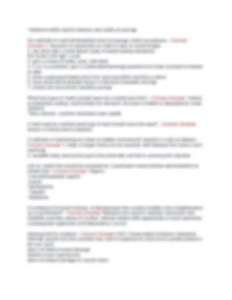 Pediatric Nursing Developmental Milestones And Care Practices Exams