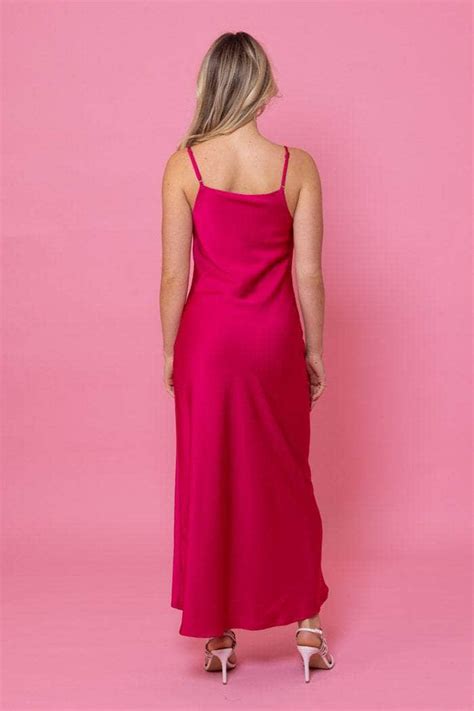Blake Dress Cerise Pink Augustine