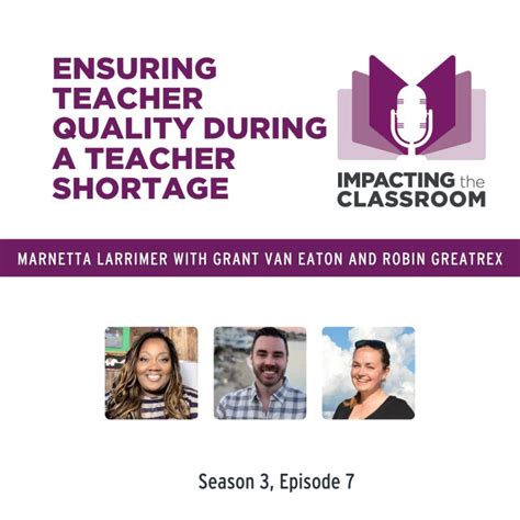 Ensuring Teacher Quality During A Teacher Shortage Robin Greatrex