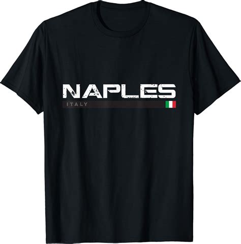 Naples Italy Vintage Retro T Shirt Uk Clothing