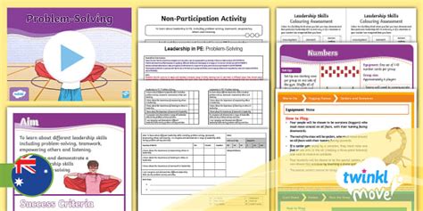 Move Pe Year 6 Leadership In Pe Lesson 5 Problem Solving