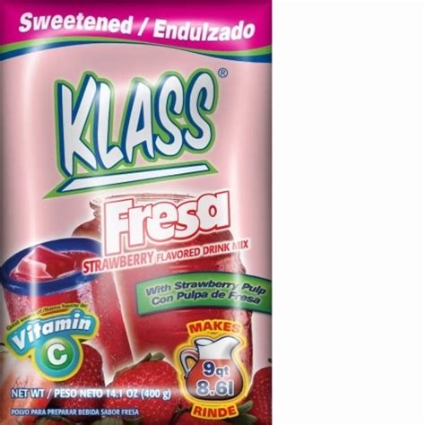 Klass Listo Strawberry Drink Mix Pack Of 16 16 Pack Harris Teeter