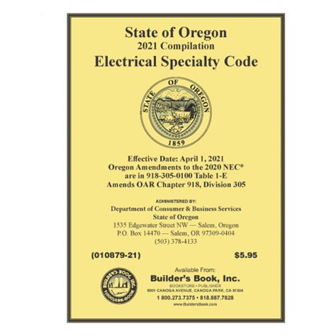 Oregon Codes Builders Book Incbookstore