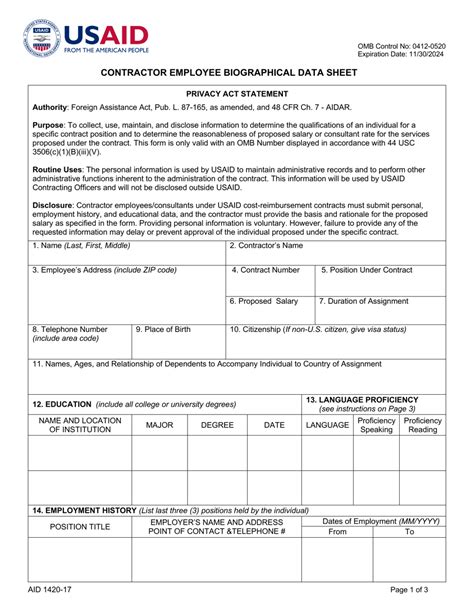 Form Aid1420 17 Fill Out Sign Online And Download Fillable Pdf Templateroller