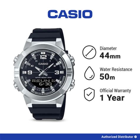 Promo Casio General Amw 870 1avdf Original Jam Tangan Pria Analog Digital Cicil 0 3x Jakarta