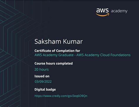 Saksham Kumar On Linkedin Learning Awsacademy