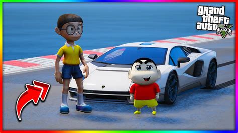 Nobita And Doraemon In Gta 5 In Telugu Youtube