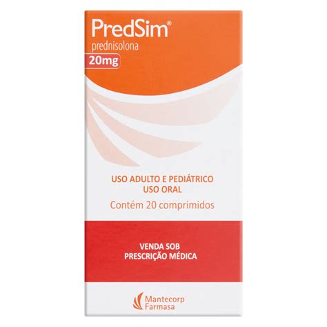 Predsim 20mg Cosmed 20 Comprimidos