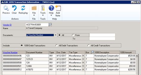 How To 1099 Processing In Dynamics Gp Sikich