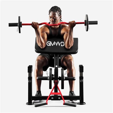 Gmwd Bicep Curl Machine Preacher Curl Bench Arm Workout Machine