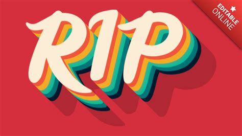 Rip Text Effect Generator