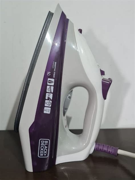 Ferro de Passar Black Decker Essential Steam Fx Eletrodoméstico Black Decker Usado