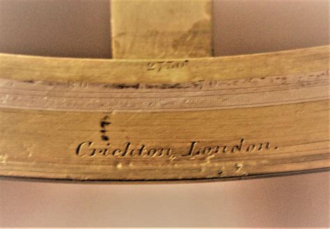 Fine 8 Inch Radius Double Framed Sextant By Crichton Of London C1860
