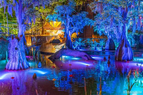 Nighttime Bayou Glow Added To Tianas Bayou Adventure At Magic Kingdom