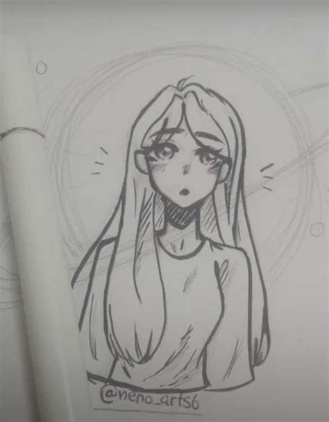 Cute Lil Drawing Sketches Drawings Female Sketch