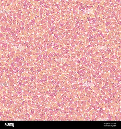 Geometric Pattern With Small Triangles In A Multicolored Style