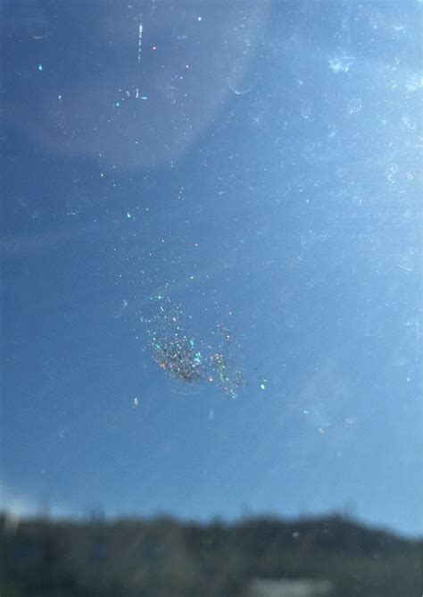 Theres Bug Splatter On My Windshield That Looks Like Glitter